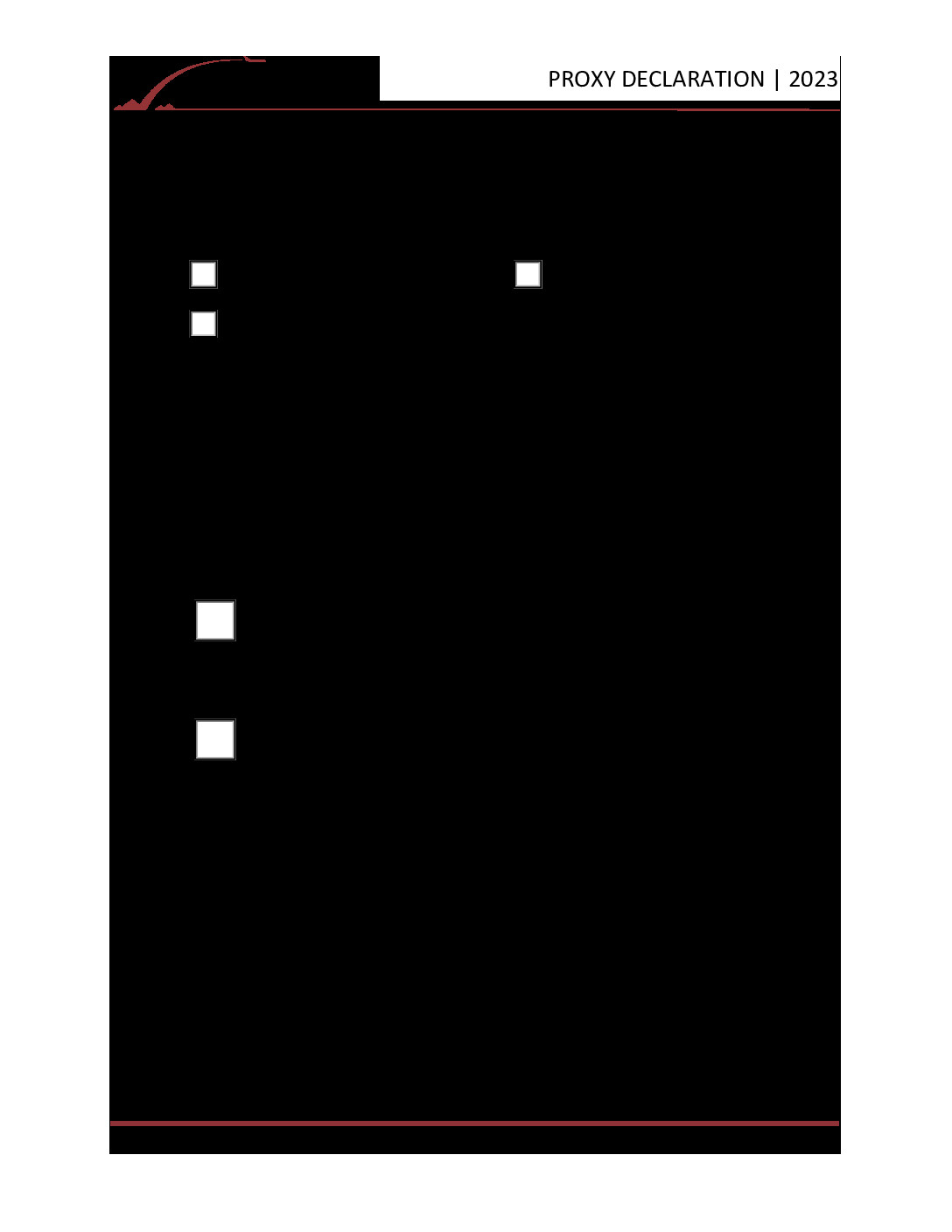 2023_Annual_Meeting_Proxy_Form / Fly Tucson