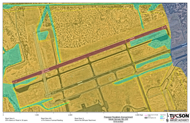 3-6-25 RYN Floodplain Map / Fly Tucson