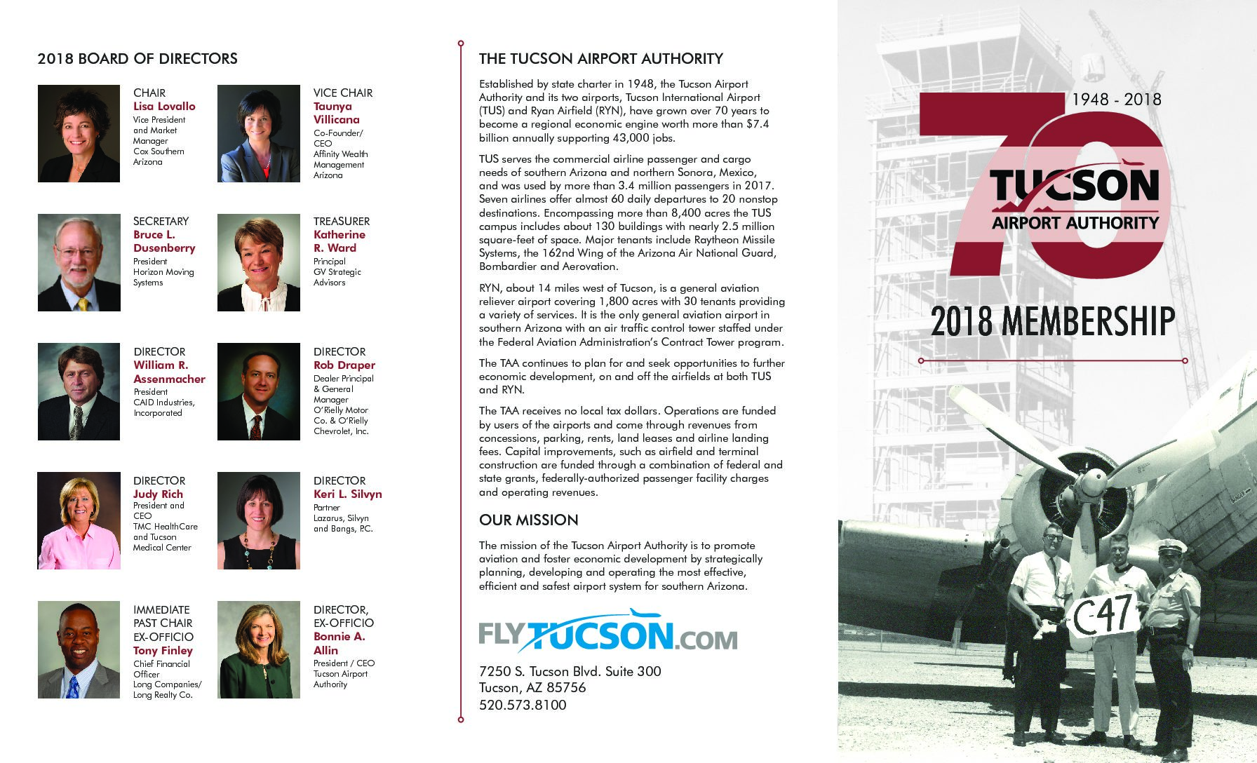 Membership Brochure 2018_web / Fly Tucson
