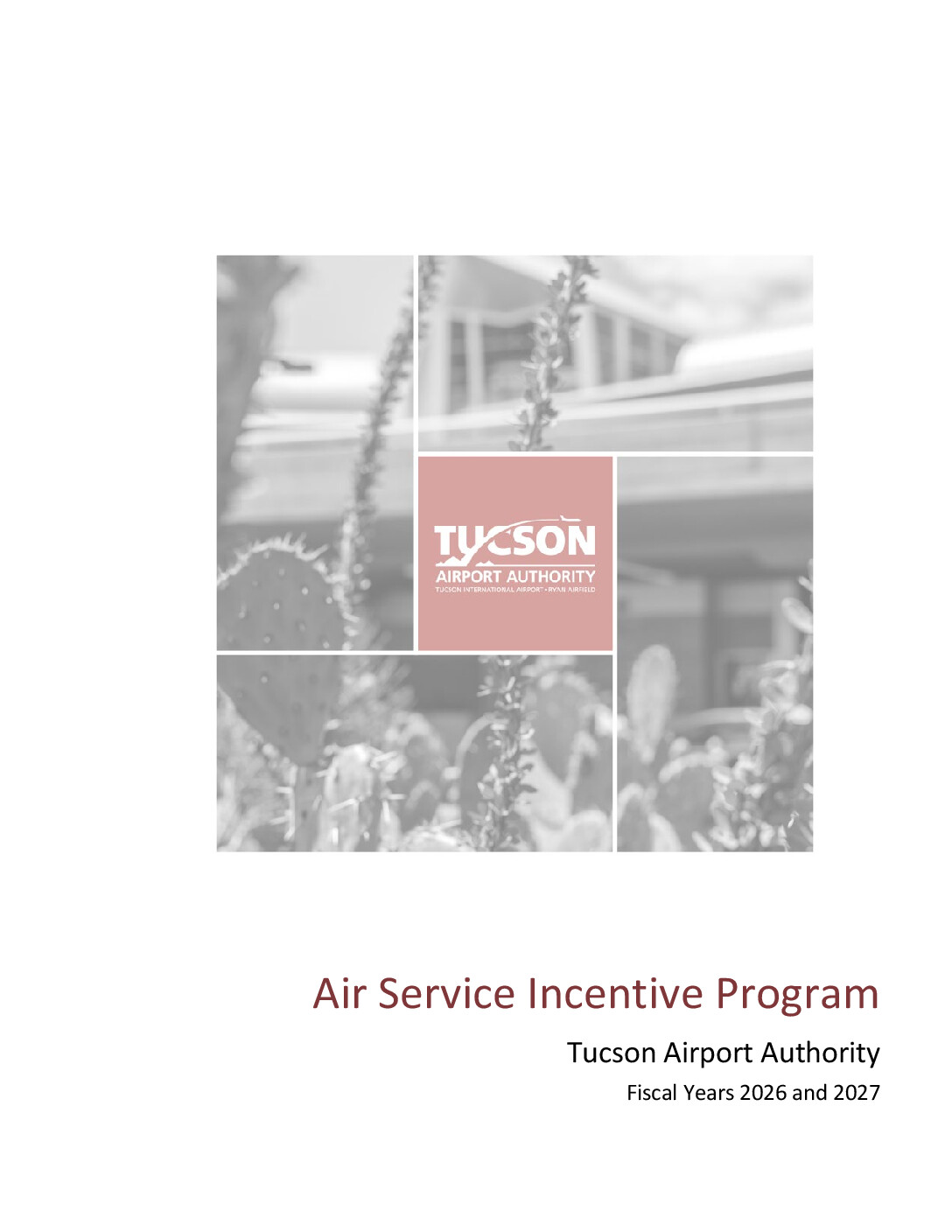 TAA Air Service Incentive Program FY26-27 / Fly Tucson
